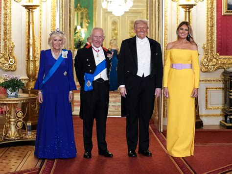 Fashion Notes Melania Trump Glows In Colorful Carolina Herrera Gown