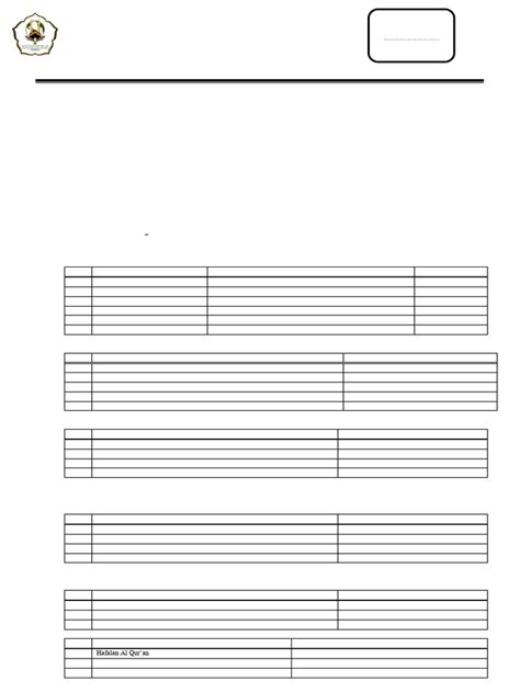 Formulir Materi Wawancara Santri Baru Ppma Pdf