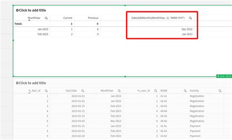dimension is month year how to count for the prev qlik community