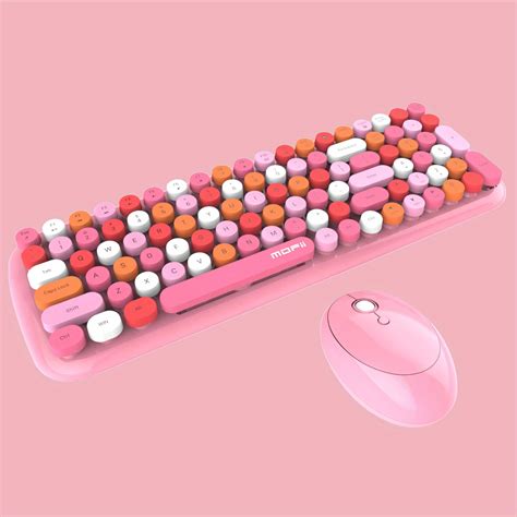 Cofii Candy Xr Wireless Round Keycap Keyboard Mouse Set