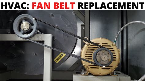 Hvac Fan Belt Replacementinstallation For Acfurnaceexhaust Systems