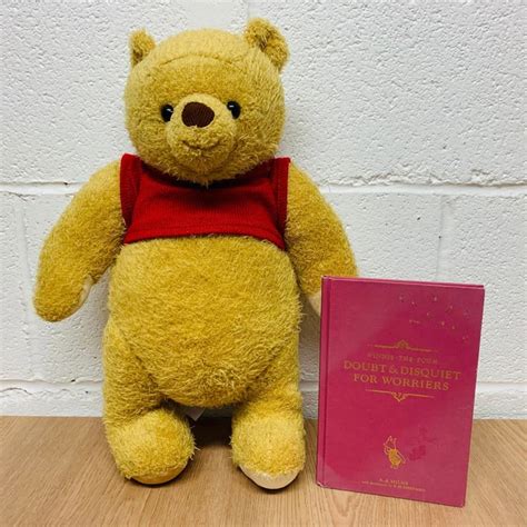 Disney Winnie The Pooh Christopher Robin Live Action Jointed Plush Soft Toy Rare £39 95