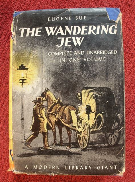 Hc Dj The Wandering Jew Modern Library Giant 53 Eugene Sue Compl