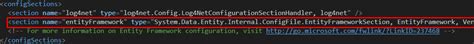 c could not determine storage version entity framework stack