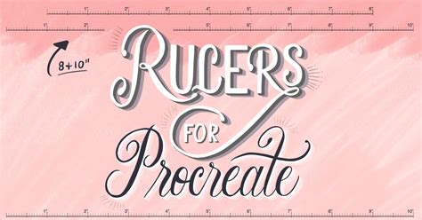 Rulers For Procreate Free Template Download IPad Calligraphy