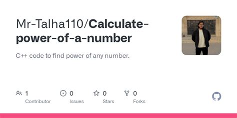 Github Mr Talha110 Calculate Power Of A Number C Code To Find Power Of Any Number