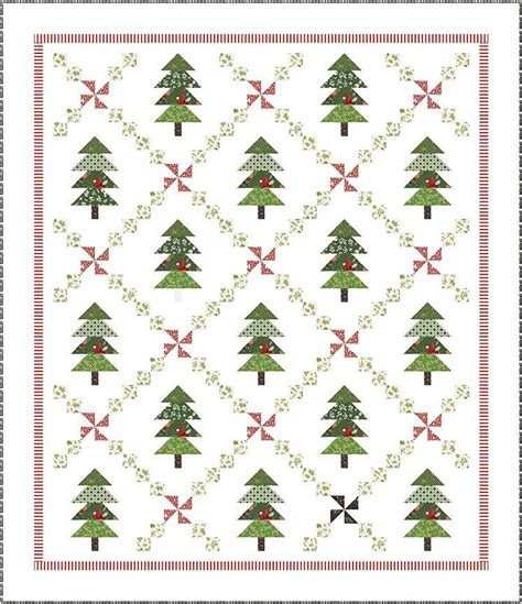 Pattern Peppermint Pines Quilt The Singer Featherweight Shop