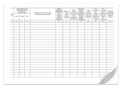 Купити Книга обліку руху трудових книжок і вкладишів до них ф П 10 А4 офс 48 арк 7849 в