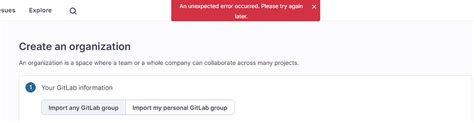 SonarCloud Gitlab Org Import SonarQube Cloud Sonar Community