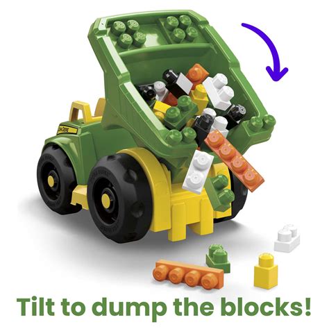 Mega Bloks John Deere Dump Truck Mattel