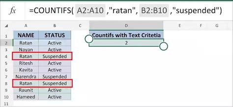 Excel Countifs Function In Hindi Learn With Multiple Examples Newexcelworld