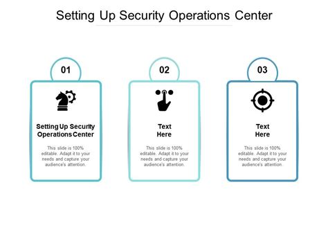 Setting Up Security Operations Center Ppt Powerpoint Presentation File Graphic Images Cpb