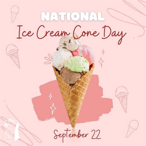 National Ice Cream Cone Day Deals At Kate Gates Blog