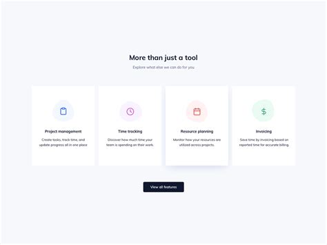 Day 1031 Feature Cards UI Design Behance