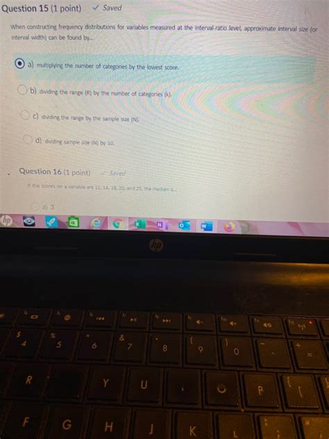 Solved Question 15 1 Point Saved When Constructing