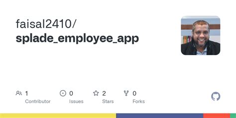 Github Faisal2410spladeemployeeapp
