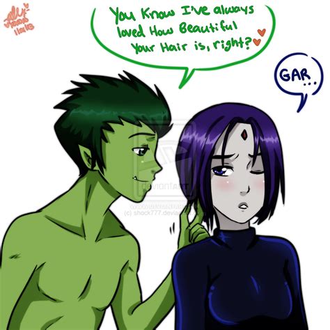Beautiful Hair By Shock777 On Deviantart Teen Titans Raven Teen