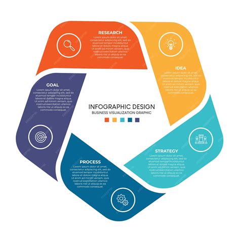 Premium Vector Steps Business Data Visualization Timeline Process Infographic Template Design