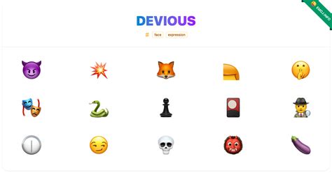 Devious Emojis 😈 💥 🦊 Meaning Copy And Paste