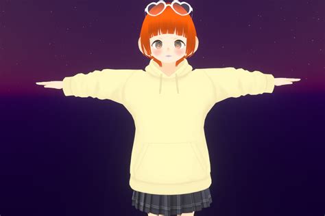 Cute Anime Girl 3d Characters Unity Asset Store