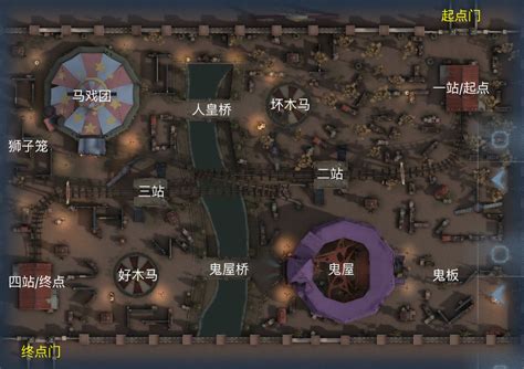 【第五人格】各地图位置名称 哔哩哔哩