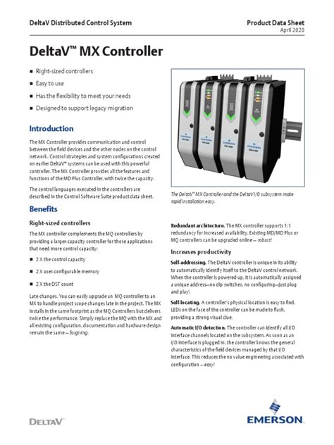 product data sheet deltav mx controller deltav en 57726 pdf input output computer network
