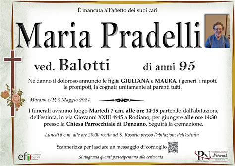 Maria Pradelli Onoranze Funebri Parini