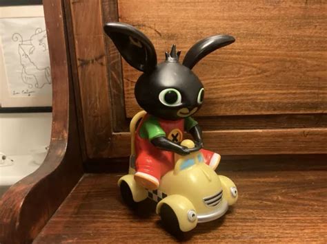 Cbeebies Bing Bunny Squeaking Taxi Push Along Car Toy £750 Picclick Uk