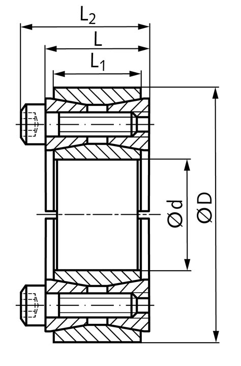 Locking Assembly Com As Bore 35mm Size 35x60x20mm Pn 61530035 Maedler North America