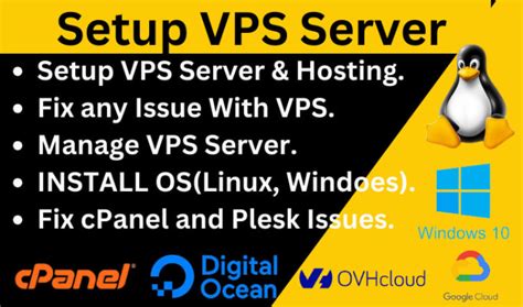 setup windows linux vps dedicated server on ovh digitalocean vultr