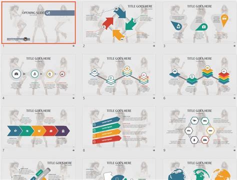 Female Model PowerPoint 72286