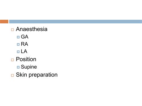 Operative Steps In Open Appendicectomy Pptx