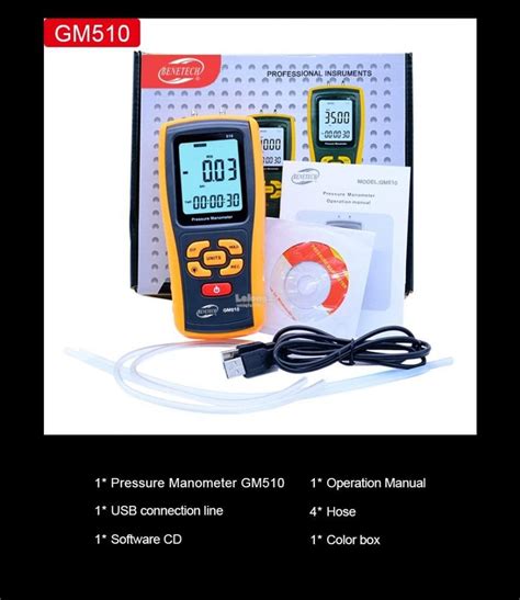 Jual Digital Manometer Benetech Gm520 Harga Murah 2026