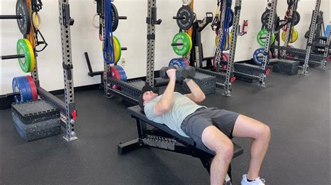 Flat Bench Db Squeeze Chest Press Youtube