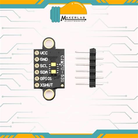 Flight Time Sensor Module Vl53l1x Laser Distance 400cm Measuring Extension Module Cjmcu 531