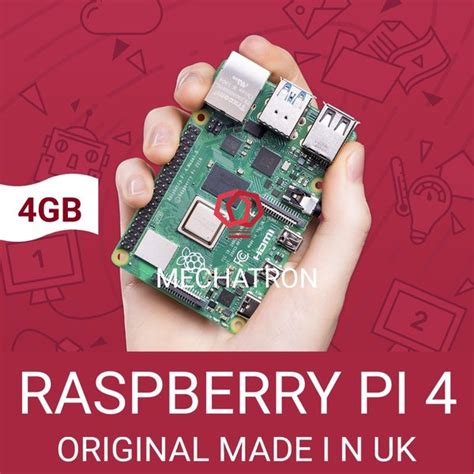 Jual Raspberry Pi 4 Model B 4gb Made In Uk Di Lapak Mechatron Bukalapak