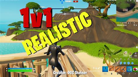 1v1 Realistic 2427 9829 3083 By Ogcsteiner Fortnite Creative Map Code Fortnite Gg