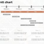 Animated Editable Gantt Chart PowerPoint Template