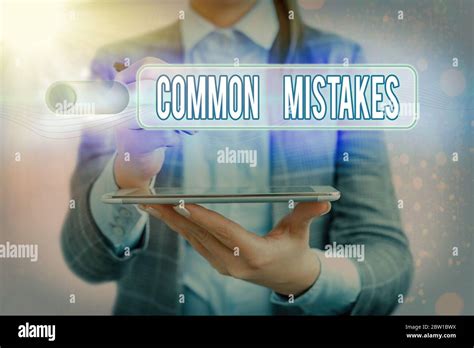 Handwriting Text Writing Common Mistakes Conceptual Photo Actions That