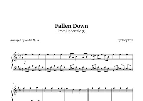Fallen Down Tenor Sax Sheet Music At Amy Palmer Blog