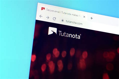 Homepage Of Tuta Nota Website On The Display Of Pc Url