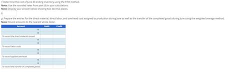 EUP Cost Per EUP Cost Assignment WA FIFO Found Chegg Com