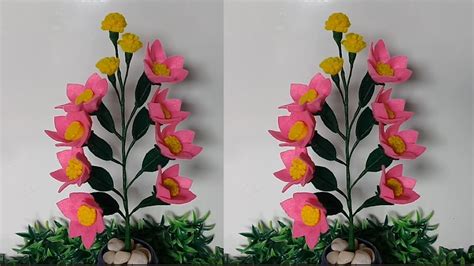 Tutorial Cara Membuat Hiasan Bunga Dari Kain Flanel Diy Felt Flower Youtube