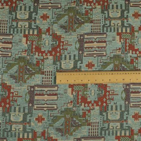 Zoque Kilim Tribal Theme Patchwork Intricate Pattern Blue Colour Cheni