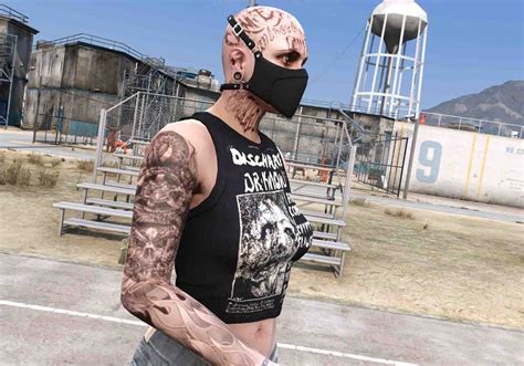 Leather Mask Face For Mp Male And Female Gta5