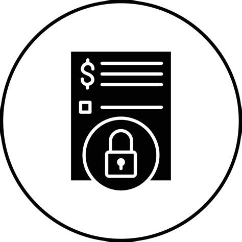 Document Security Vector Icon 31554433 Vector Art At Vecteezy