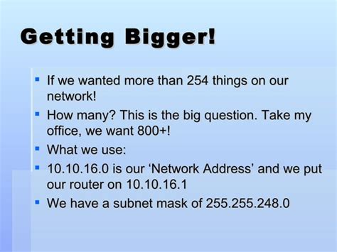 Intro To Subnets And Binary Math Ppt