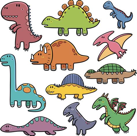 Динозавры для срисовки - 72 фото