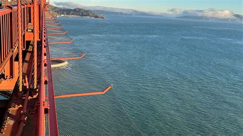 Kilometres Of Suicide Deterrent Nets Installed Under Golden Gate Bridge