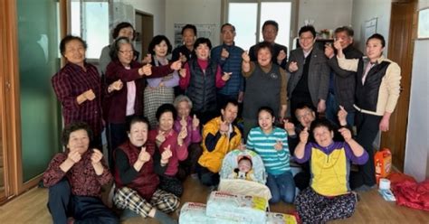 고창군 작은 마을에서 열린 특별한 ‘백일잔치